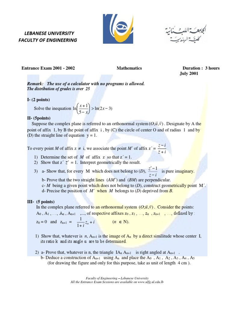 2002 - Math - English | PDF | Elementary Geometry | Euclidean Geometry