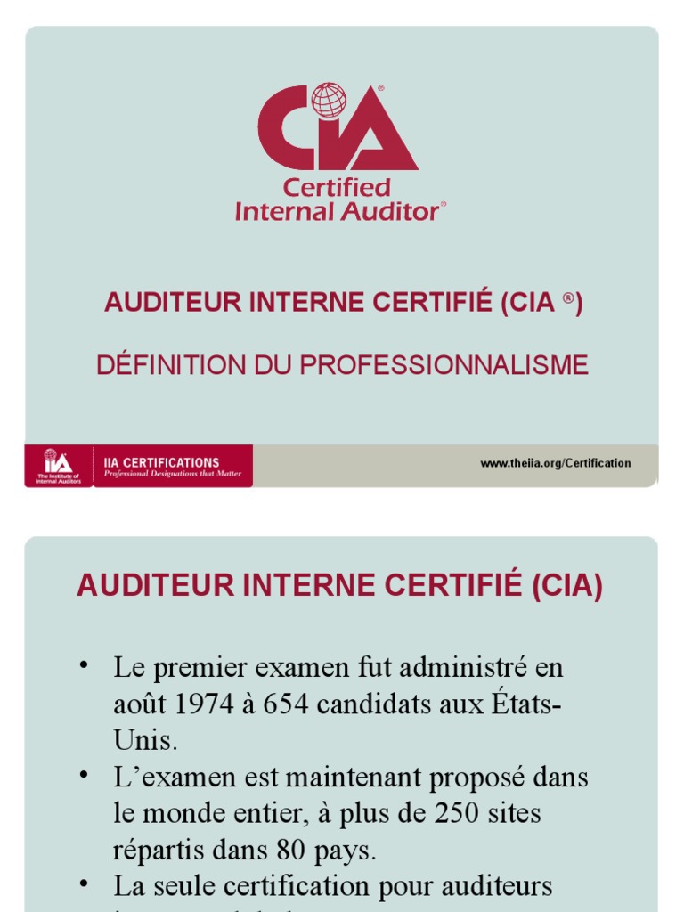 CIA Program 2005french | PDF | Audit | Économie