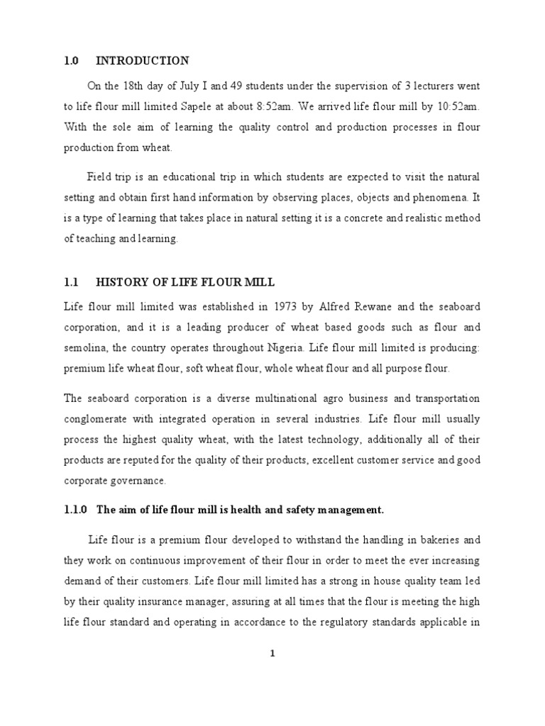 Life Flour Mill Production Insights | PDF | Flour | Wheat
