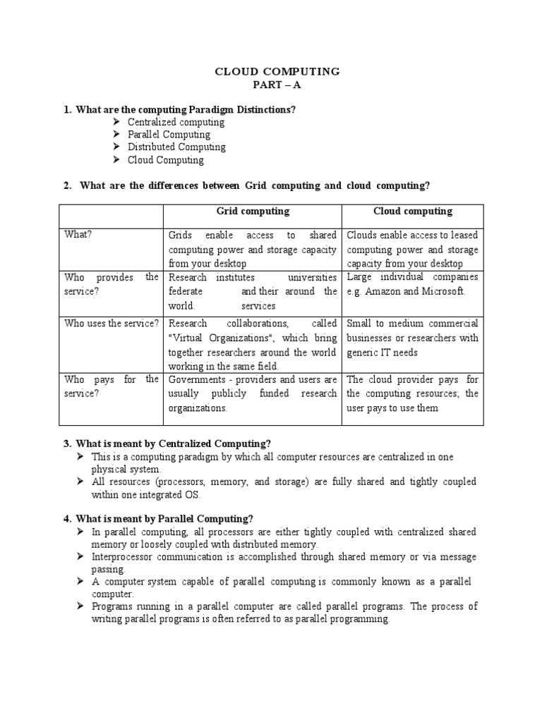 CS8791 CLOUD COMPUTING - QB (Downloaded From - Annauniversityedu - Blogspot.com) | PDF | Cloud ...