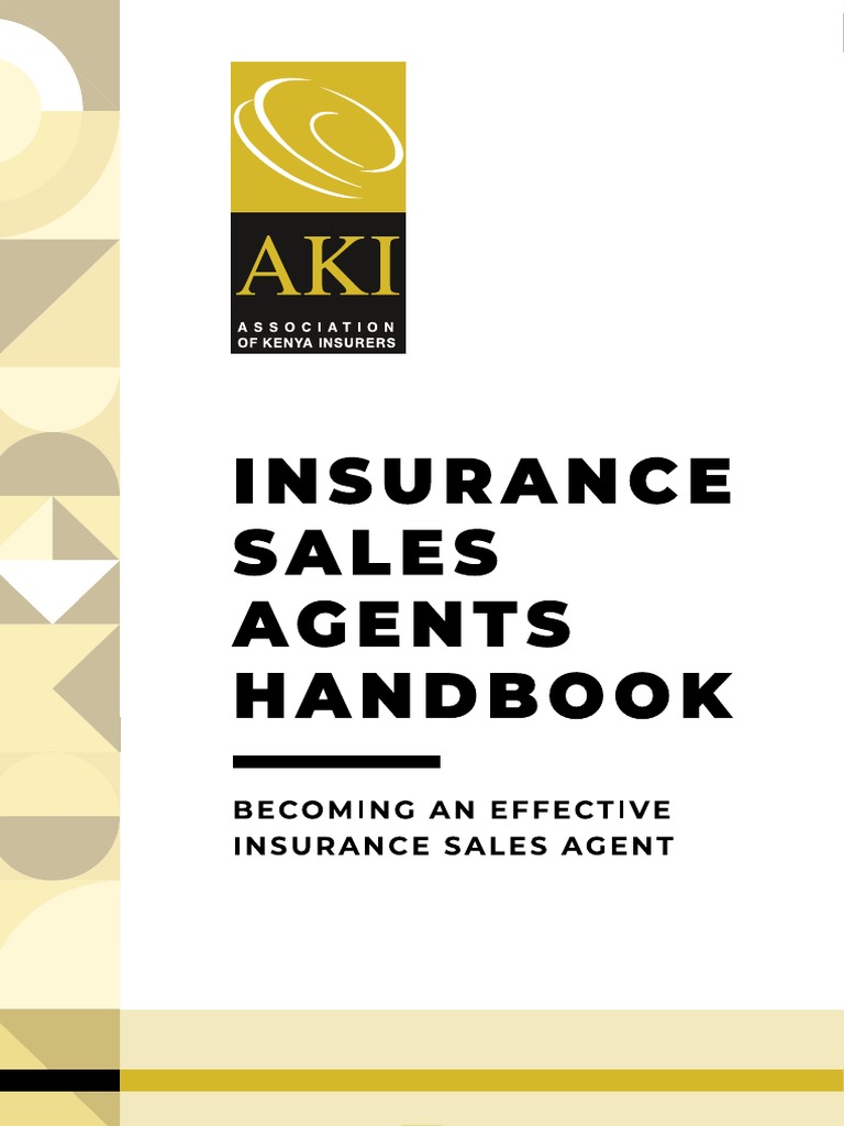 Insurance Sales Agents Handbook - Final | PDF | Insurance | Market ...