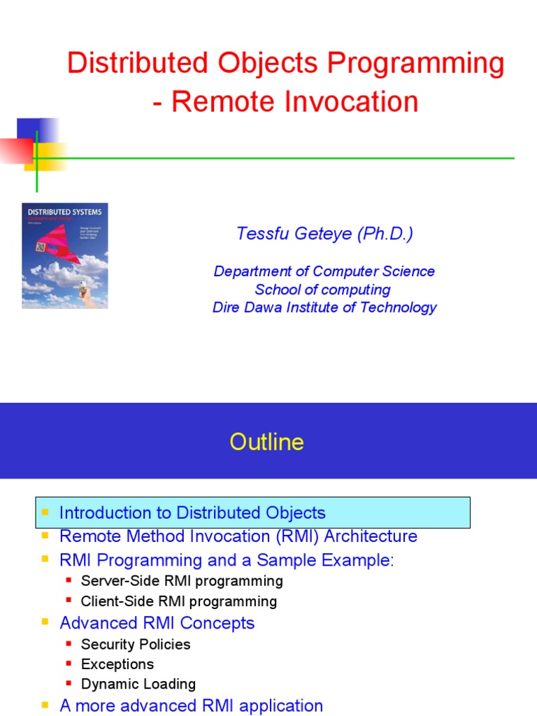 Rmi Programming Pdf Java Programming Language Method Computer Programming 
