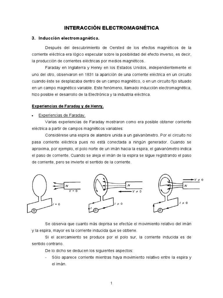 8 - Unidad 4 - Induccion Electromagnetica | PDF | Inducción ...