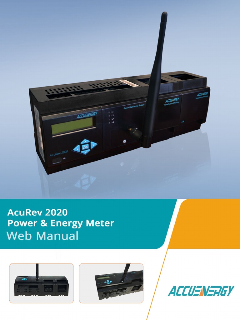 AcuRev 1310 Meter Installation Guide | PDF | Network Switch | Ethernet