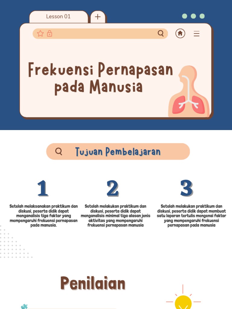 Frekuensi Pernapasan Pada Manusia | PDF