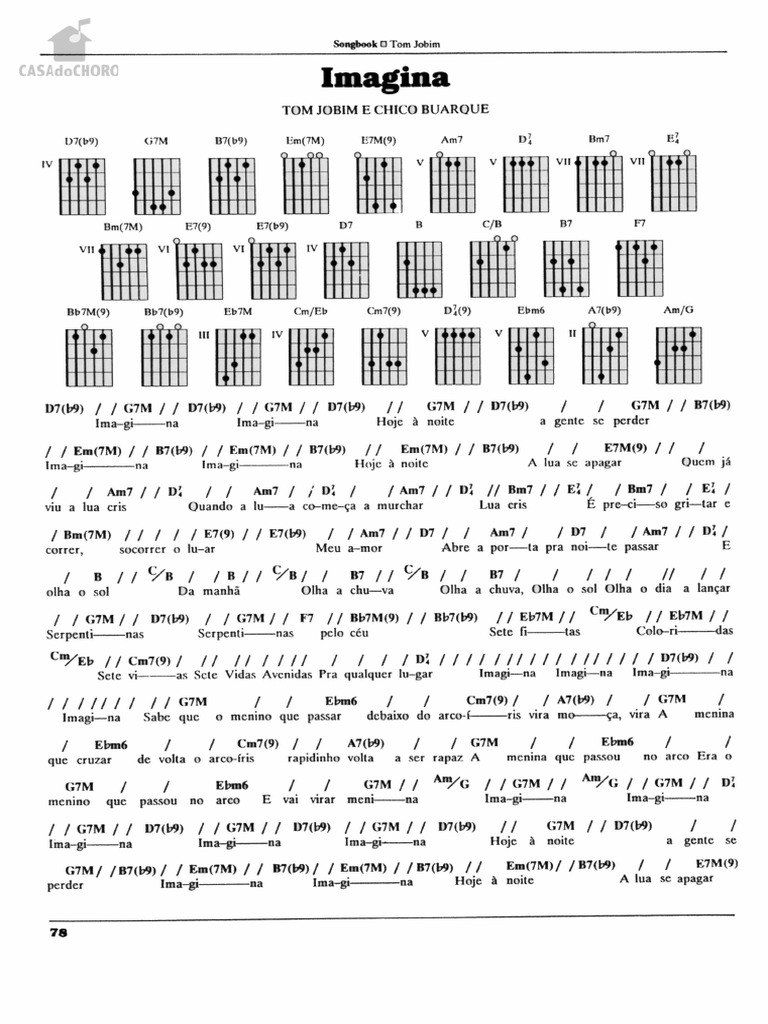 Imagina SongBook Tom Jobim | PDF