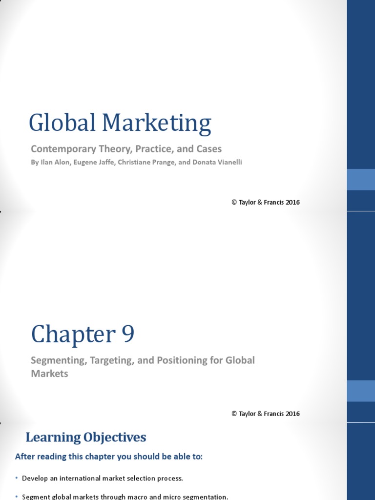 Chapter 9 - Segmentation - Targeting - Positioning | Download Free PDF | Marketing | Market ...