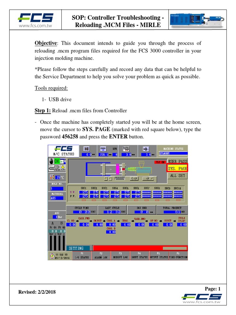 Reloading .MCM Files for FCS 3000 | PDF | Computers | Technology ...