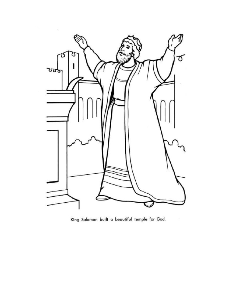 Rey Salomon para Colorear | PDF