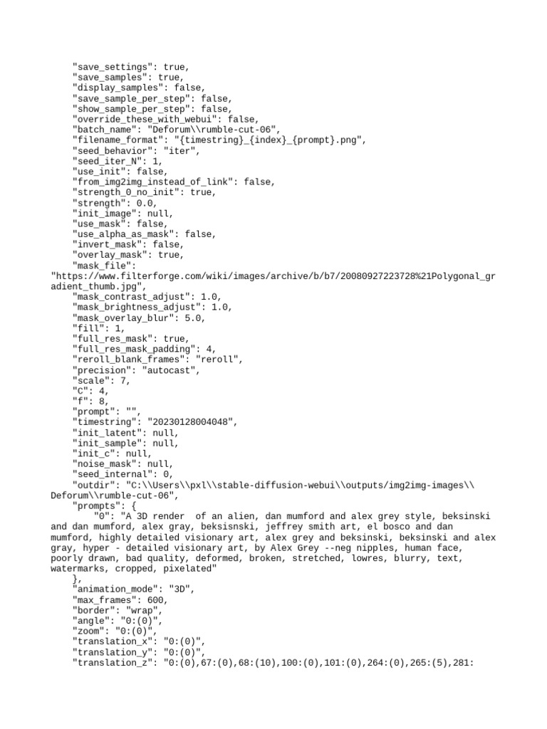 PXL PSHR Winning Animation Settings | PDF | Digital Signal Processing | Computer Graphics
