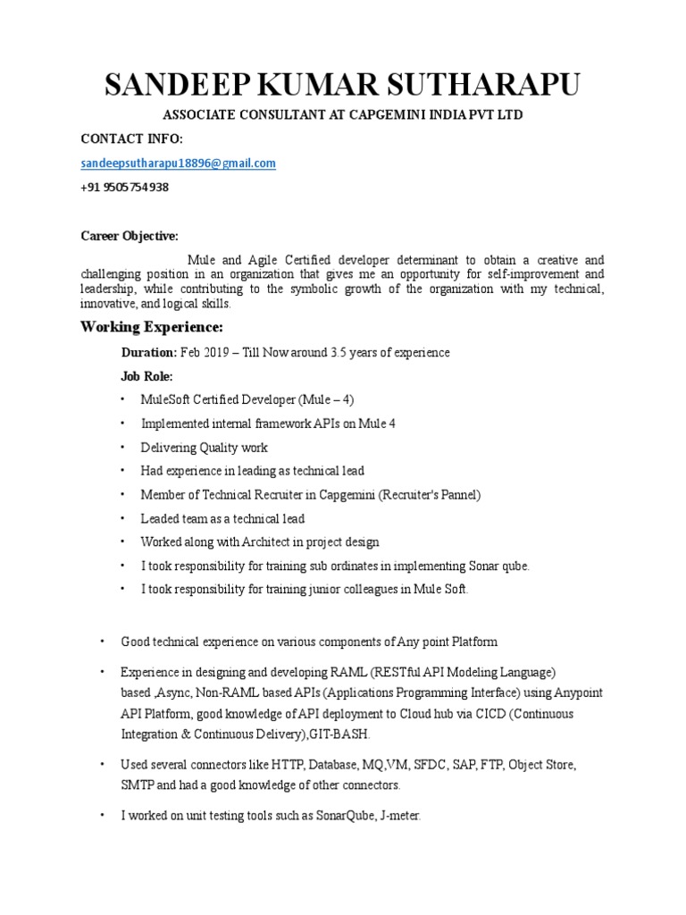 Sandeep Resume | PDF | Cloud Computing | Databases