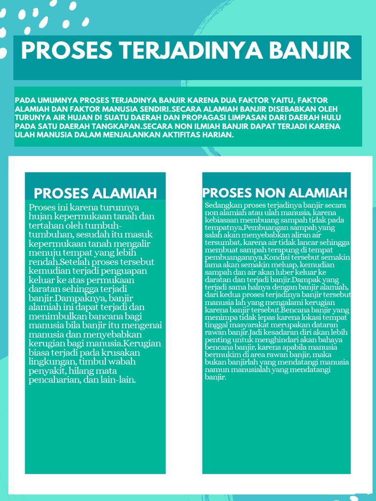 Proses Terjadinya Banjir | PDF
