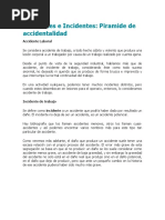 Modelo de Causalidad de Frank Bird | PDF | Seguridad y salud ocupacional