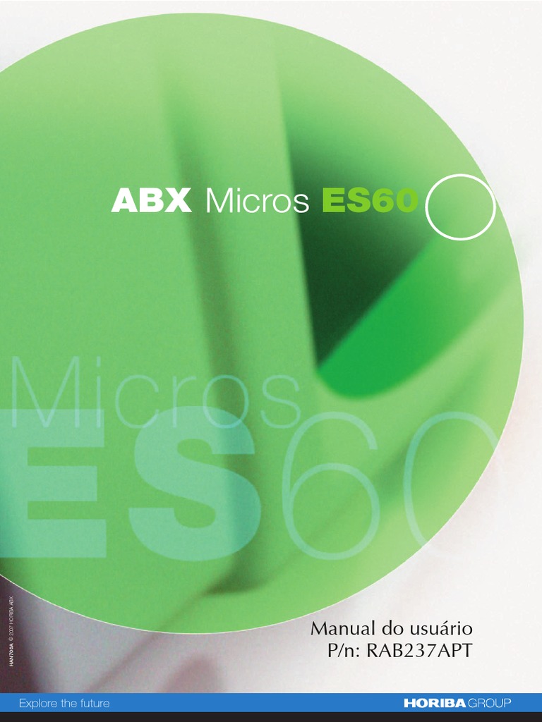 Horiba Abx Micros Es60 | PDF | Microsoft | Informação