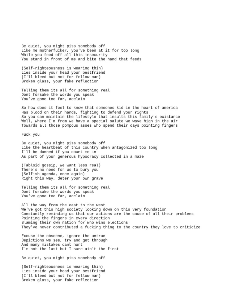 Avenged Sevenfold-Critical Acclaim | PDF