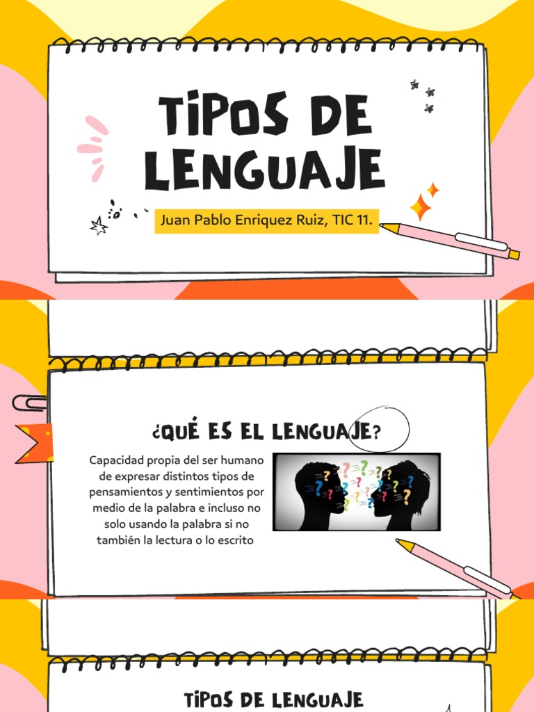 Tipos de Lenguaje y sus Características | PDF | Comunicación ...