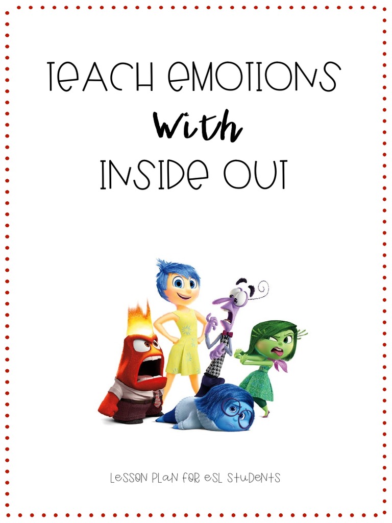 Teach Emotions With Inside Out: Lesson Plan For Esl Students | PDF | Emotions | Lesson Plan
