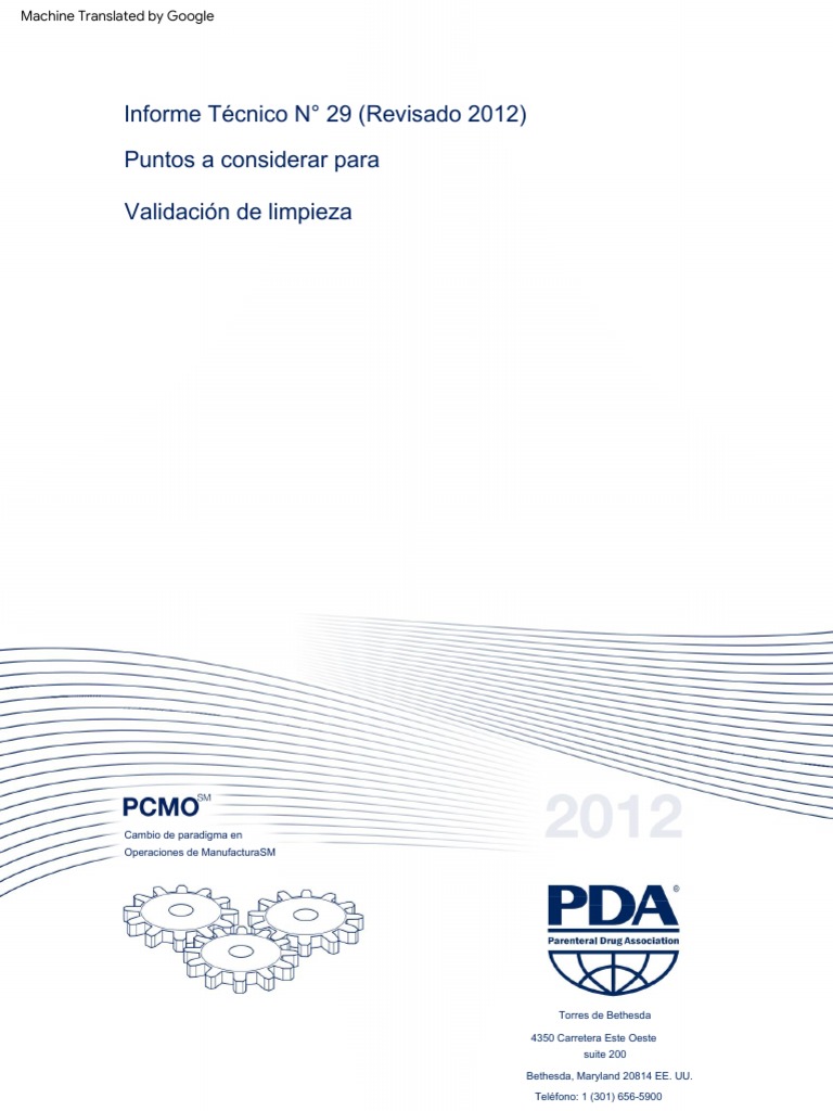 Technical Report No. 29 (Revised 2012) | PDF | Farmacéutico ...