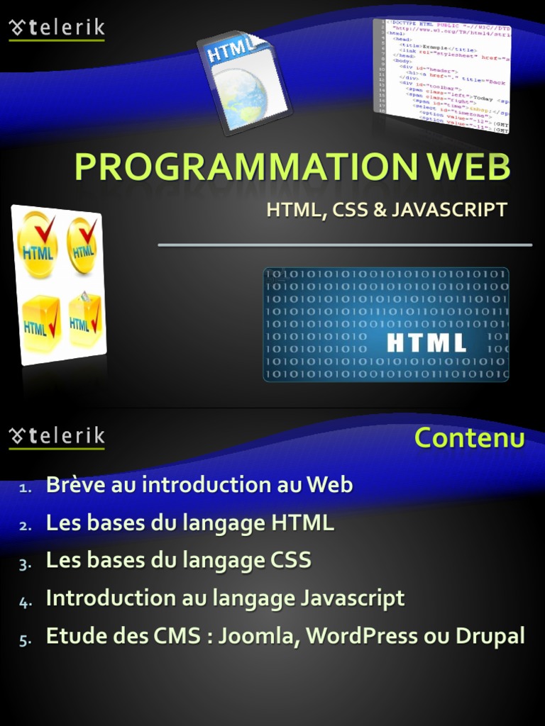 HTML - Les Bases | PDF | Internet | Internet et Web