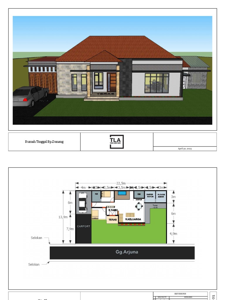 LAyout GAmbar BP - Danang | PDF