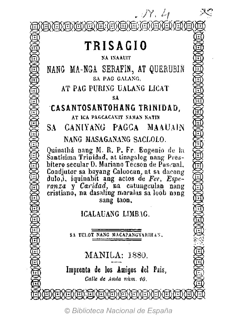 Trisagio Sa Santisima Trinidad | PDF