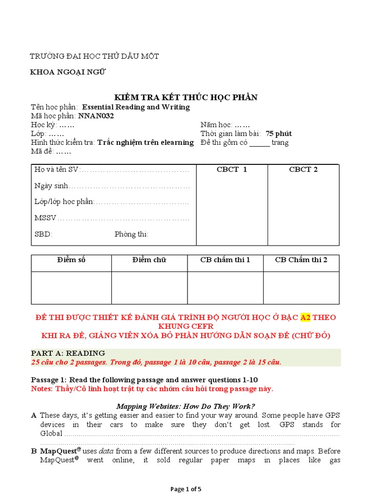 Format - Essential Reading - Writing | PDF