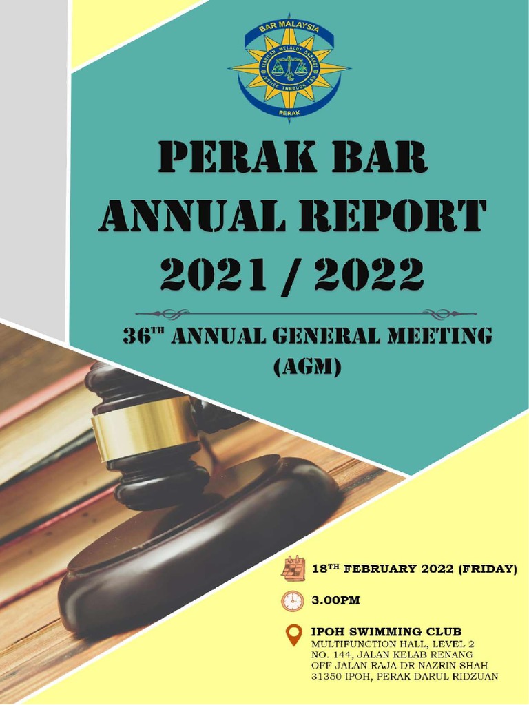AGM REPORT 2021 2022 - Compressed | PDF | Committee | Lawsuit