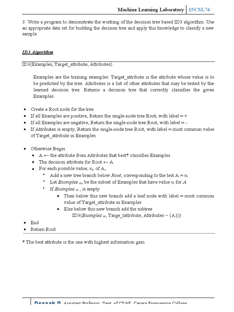 Lab Program 3 | PDF | Artificial Intelligence | Intelligence (AI ...