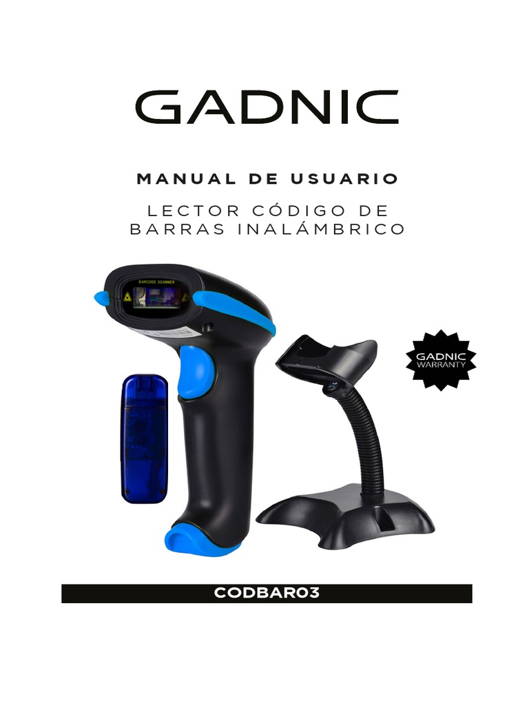 Manual de Usuario para Escáner de Códigos de Barras | PDF | Código ...
