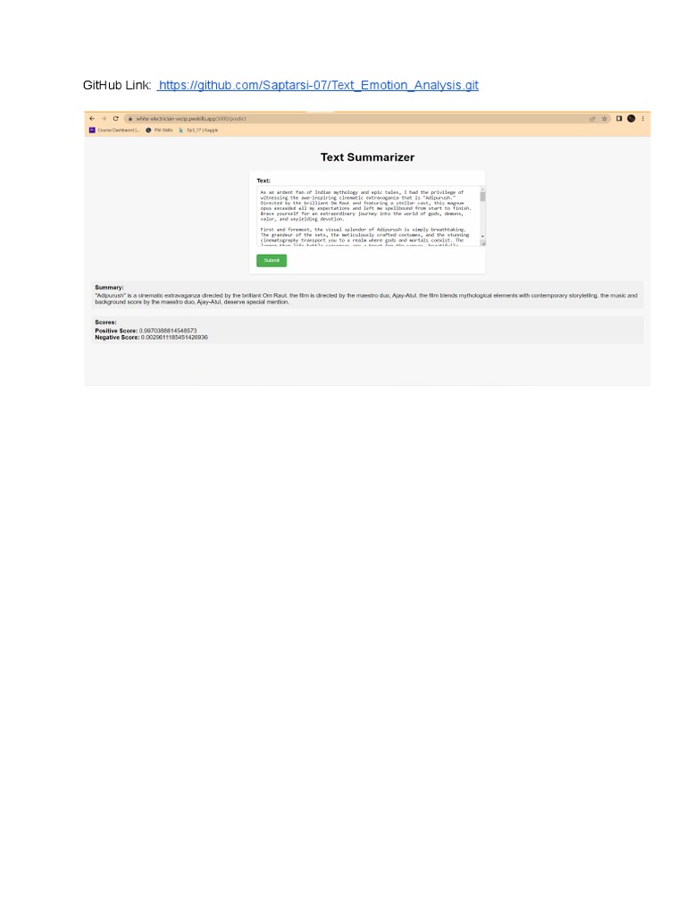 Text Summarizer | PDF