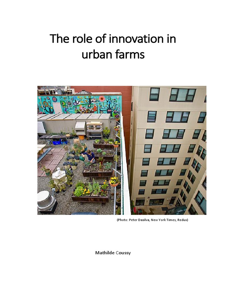The Role of Innovation in Urban Farms - Bachelor Thesis - Mathilde ...