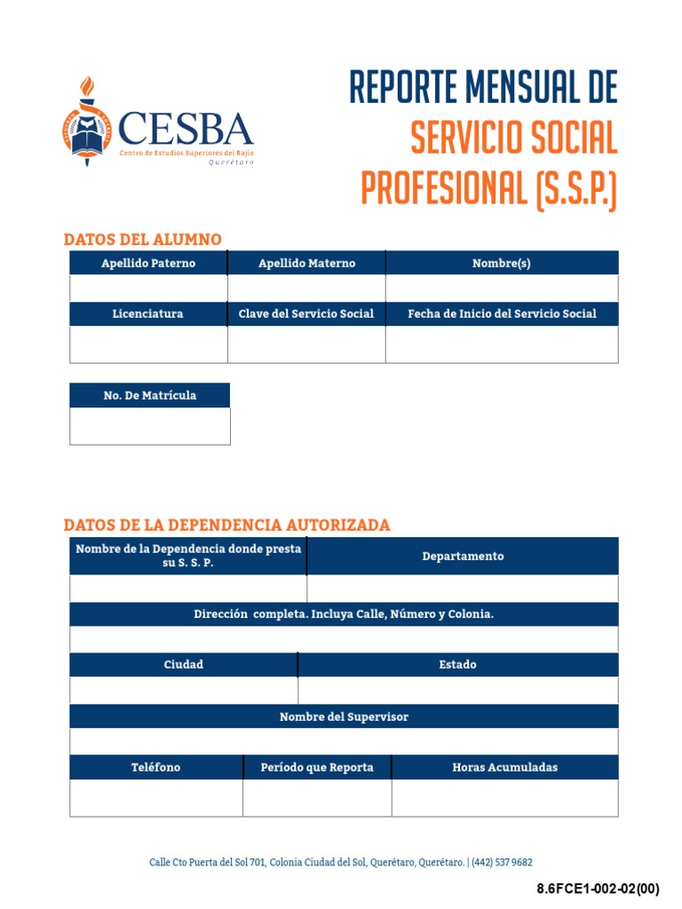 Reporte Mensual | PDF