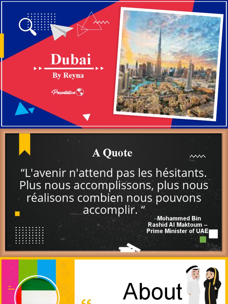 French PPT - Dubai | PDF | Dubaï | Émirats arabes unis