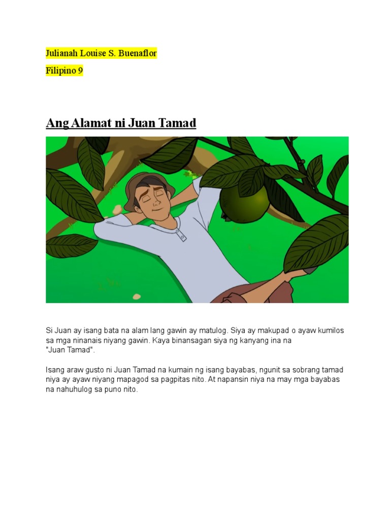 Juan Tamad | PDF