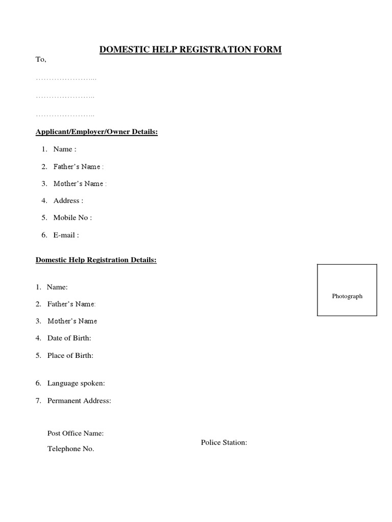 Domestic_Help_Registration_Form | PDF