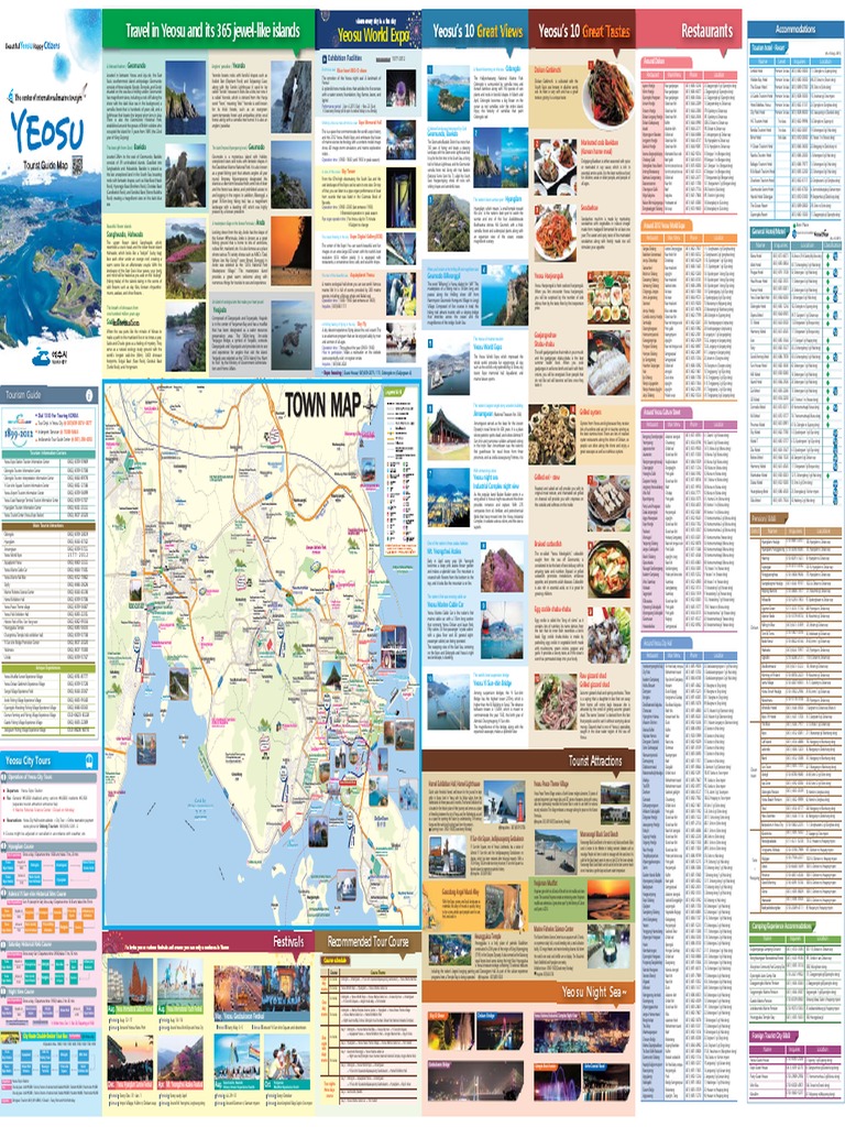 Yeosu Guide Map | PDF
