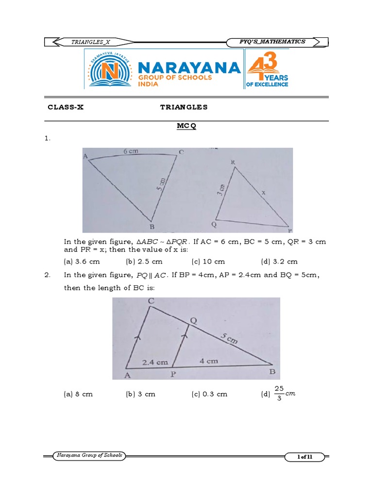 04 Triangles | PDF | Triangle | Euclidean Geometry
