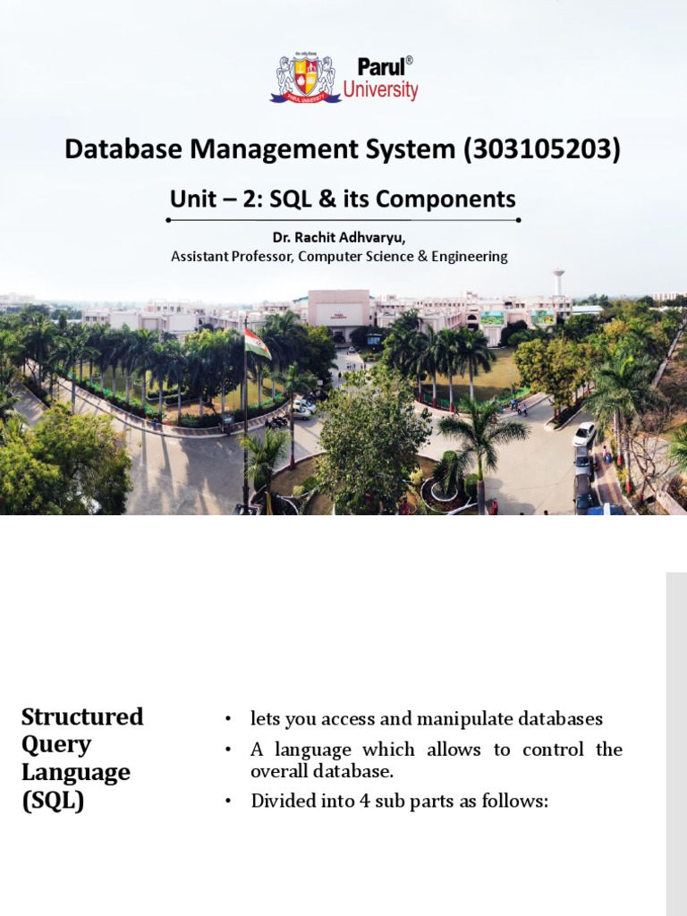 Unit 2 Pdf Databases Computer Science 9457