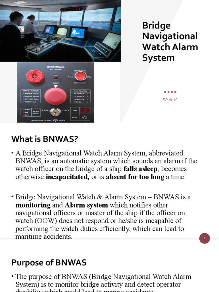 Bridge Navigational Watch Alarm System | PDF | Tonnage | Ships