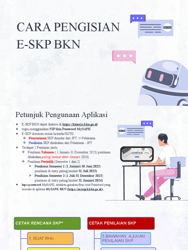 Panduan Pengisian E-Skp-1 | PDF