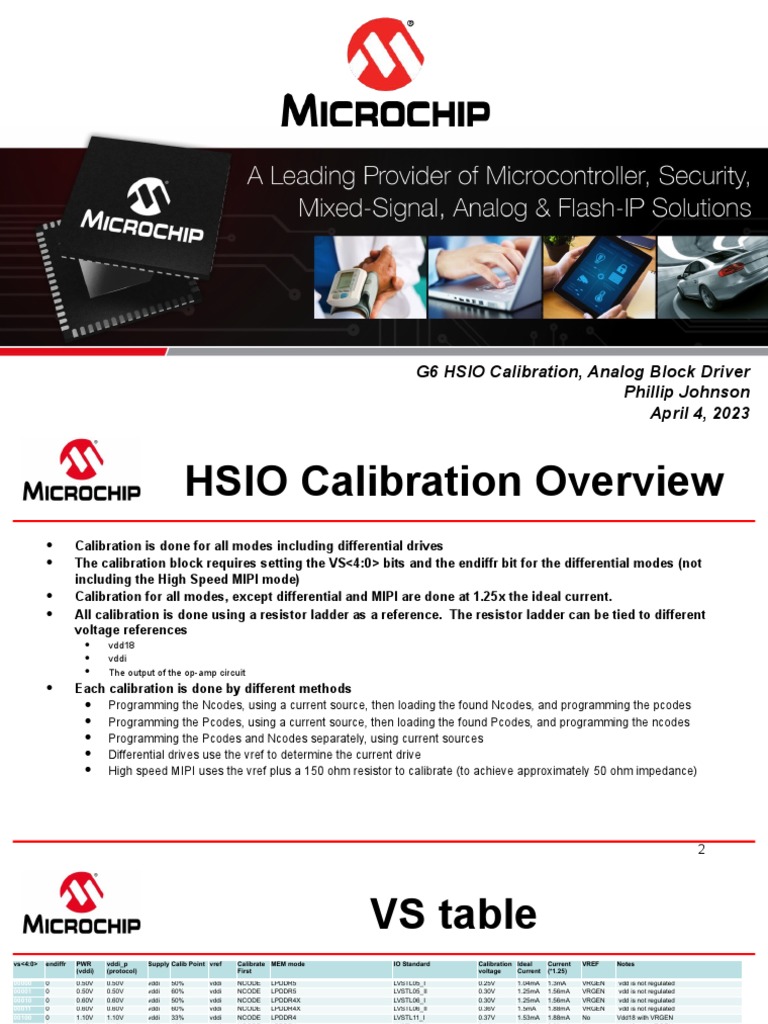 G6 HSIO Calibration Methods Overview | PDF | Operational Amplifier ...