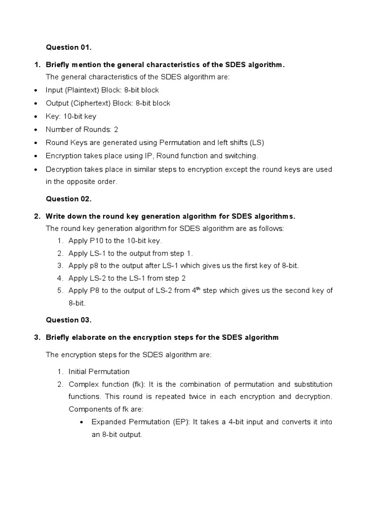 Cyber Security Pdf Key Cryptography Encryption
