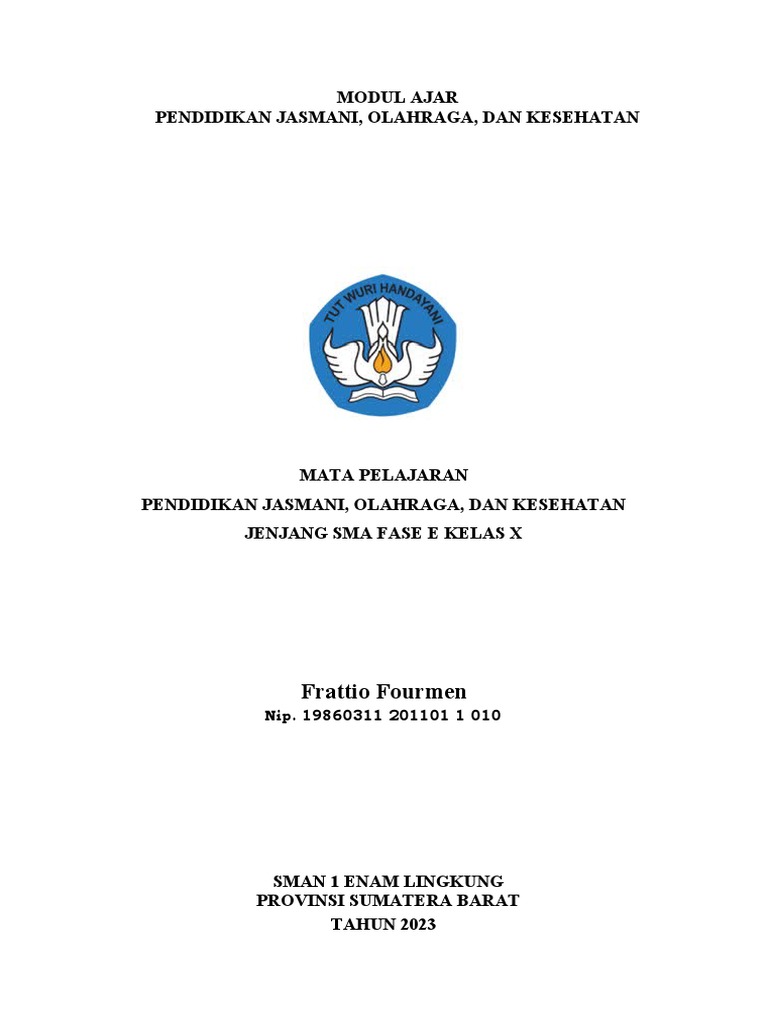 Kumer Final Pjok Kelas X Tio | PDF