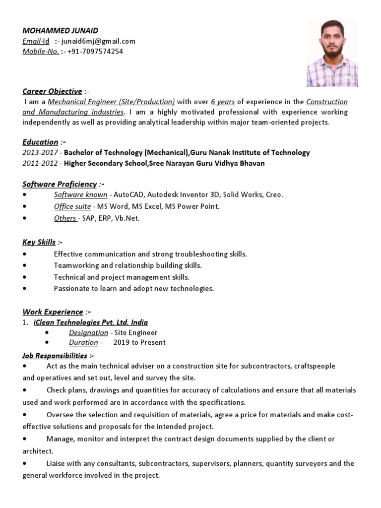 Junaid Resume 2023 - 01 | PDF | Business