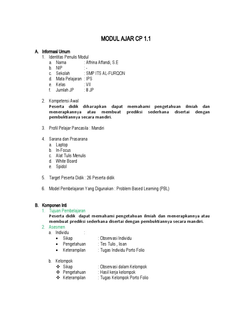 Modul cp1 | PDF | Karier & Perkembangan