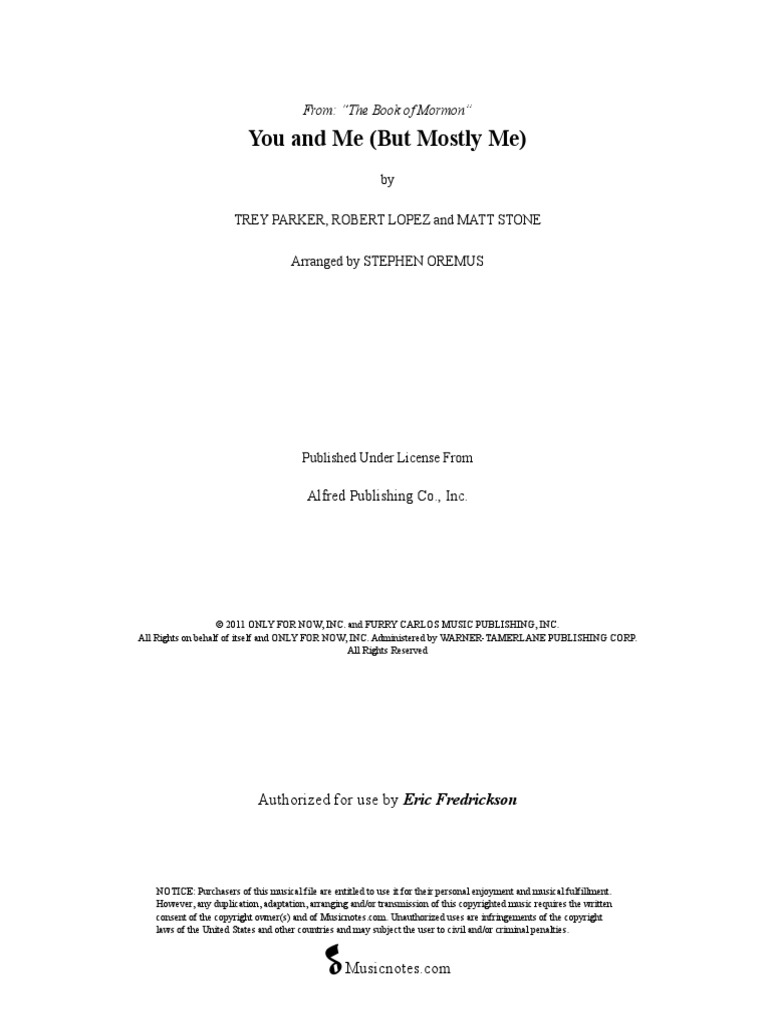 You and Me But Mostly Me | PDF