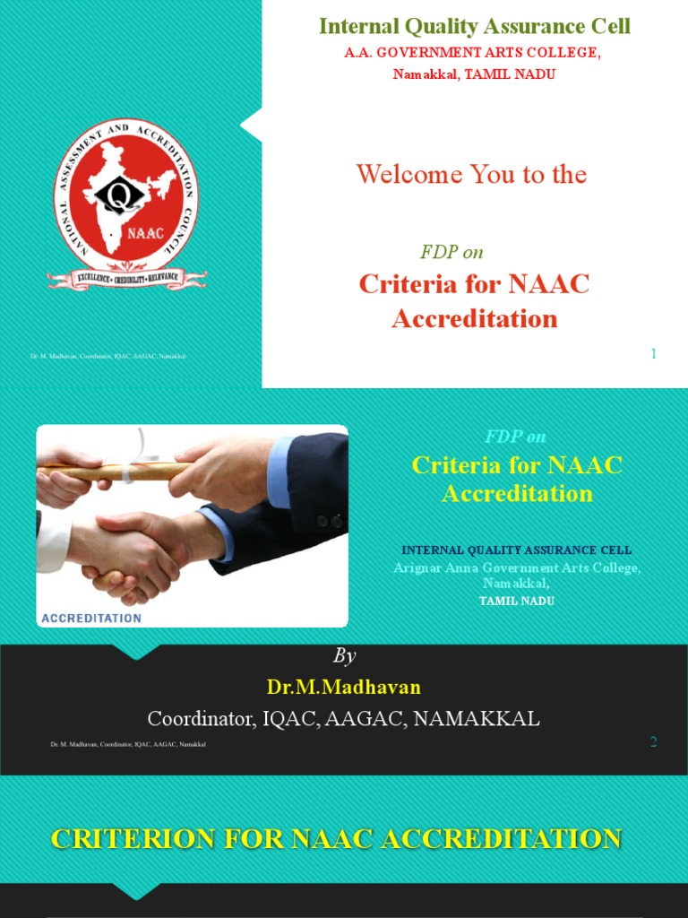 NAAC Accreditation Guide | PDF | Mentorship | Educational Technology