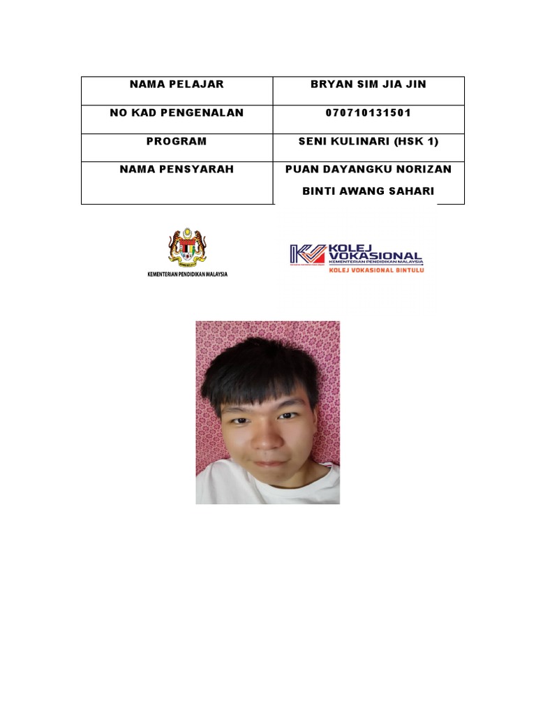 HSK 1 PB BM | PDF | Karier & Perkembangan | Ilmu Sosial