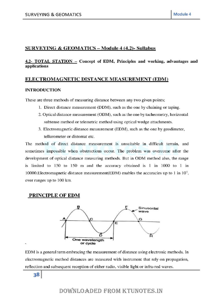 SURVEY (CET205) M4 - Removed | PDF | Wavelength | Waves