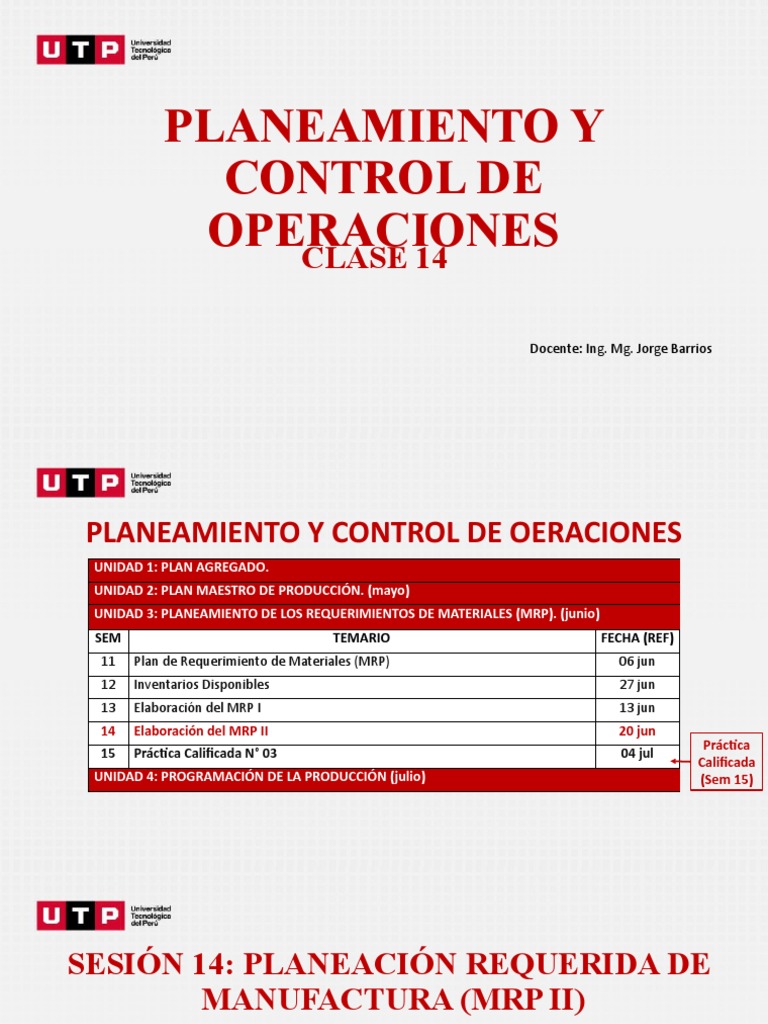 S14.s1 - Material - MRP II CLASE | PDF